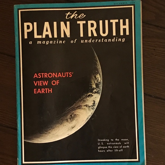 Art | 1968 Mag A Plain Truth A Magazine Of Understanding Views Of Earth ...